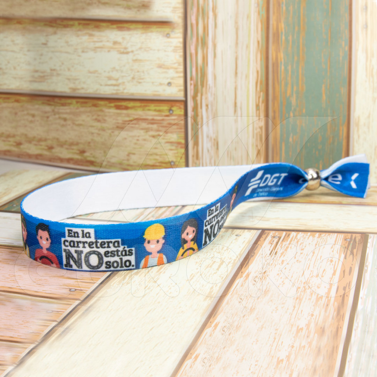 Pulsera de tela personalizada 15mm | www.euroko.es