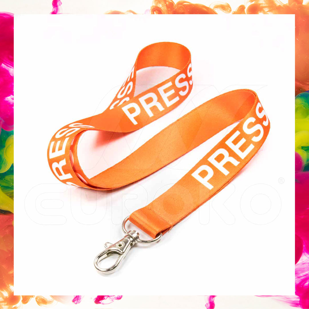 Lanyard prefabricado | Cinta lanyard Press | www.euroko.es