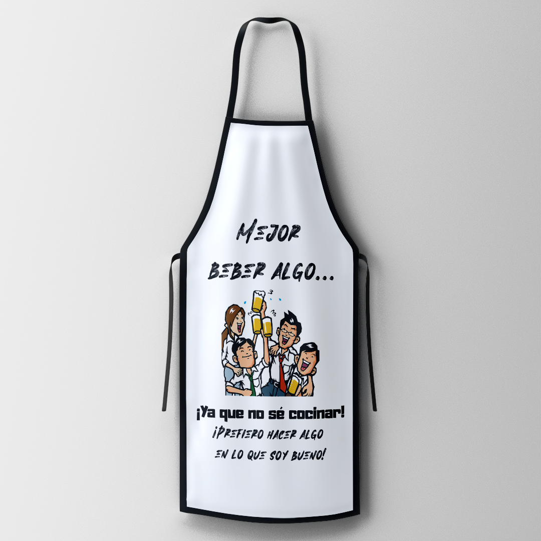 Mandil Mejor beber algo | www.euroko.es